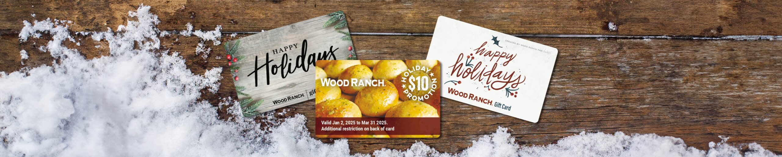 Gift Cards - Wood Ranch